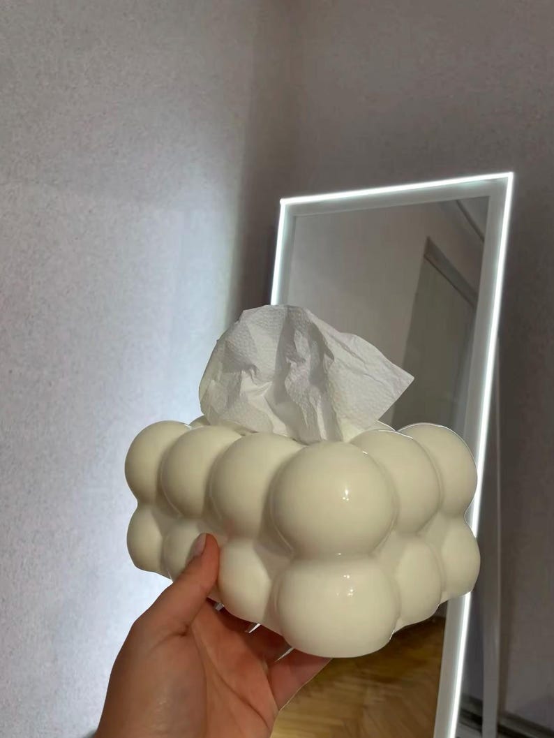 Cloud Tissue Box: Minimalist Modern Home Decor - Etsy