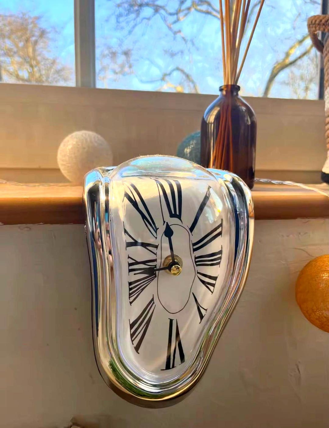 Surreal Melting Wall Clock Inspired by Salvador Dalí – Decorative ...