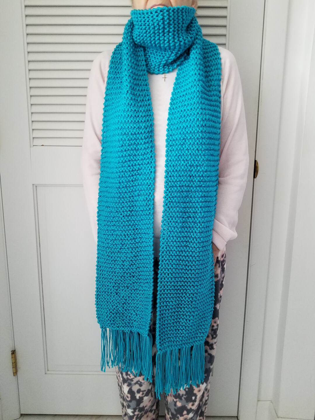Extra Long Hand Knitted Soft and Cushy Scarf - Etsy