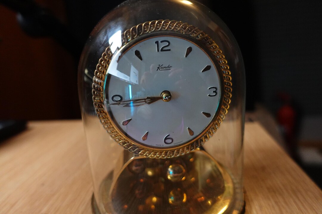 Vintage Kundo Torsion Clock - German Anniversary Mantel Clock - Etsy