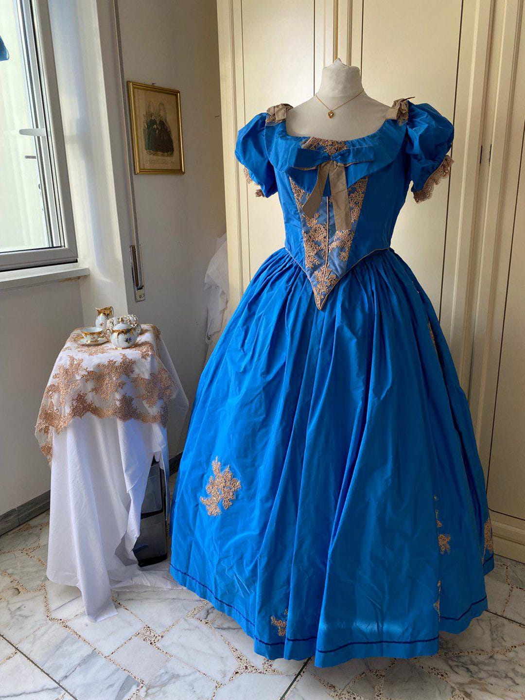 Victorian Taffeta Gown - All Colors - All Sizes - 1860 Ballgown ...