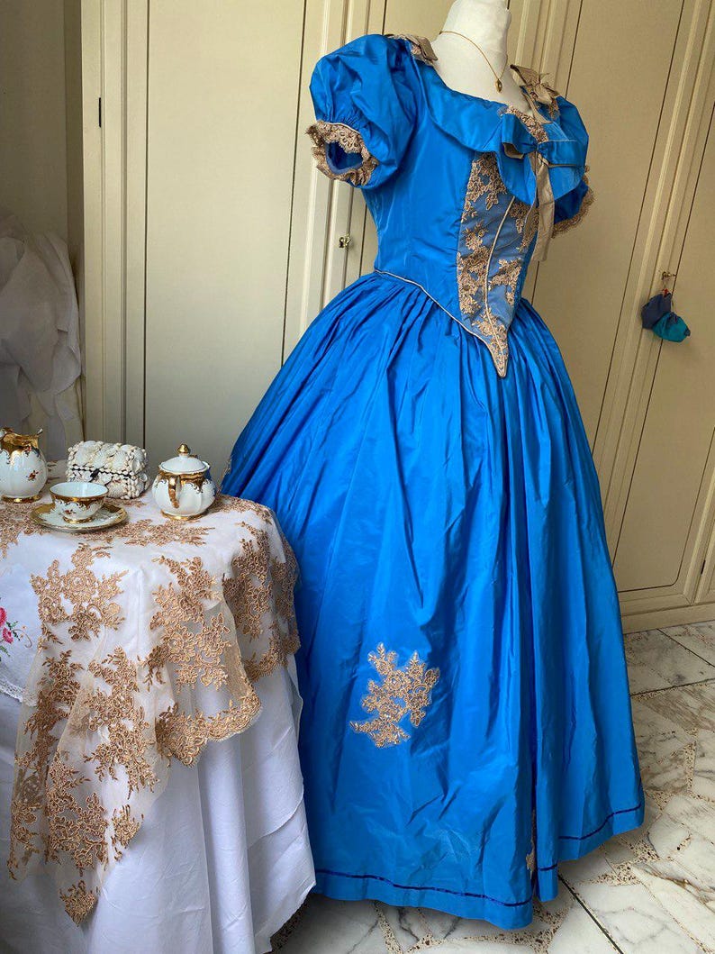 Victorian Taffeta Gown - All Colors - All Sizes - 1860 Ballgown ...