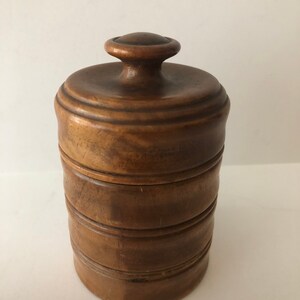 Turned Wood Humidor, English Treenware Box, Antique Tobacciana, - Etsy