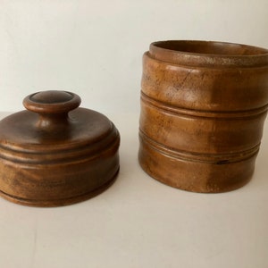 Turned Wood Humidor, English Treenware Box, Antique Tobacciana, - Etsy