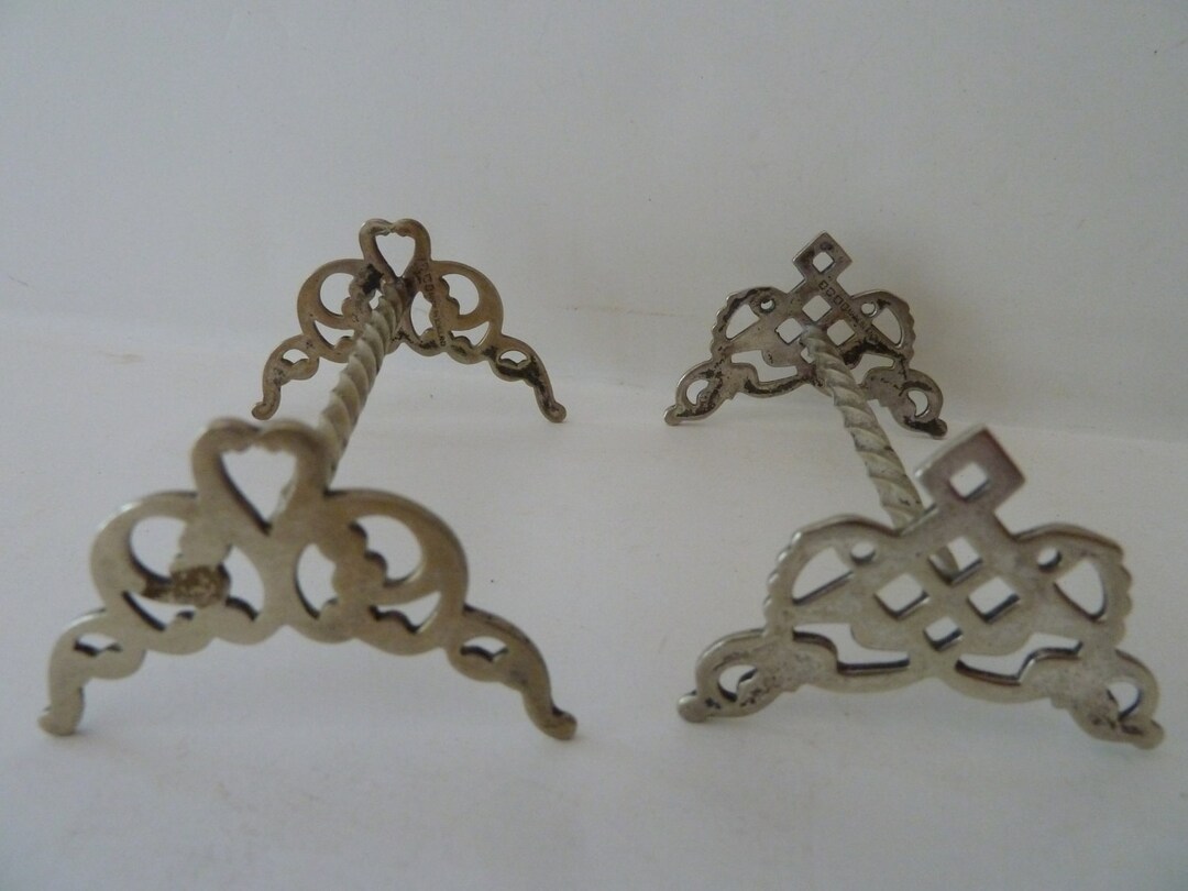 Edwardian Knife Rests Pair, Silver Table Decor, Fine Dining, Wedding ...
