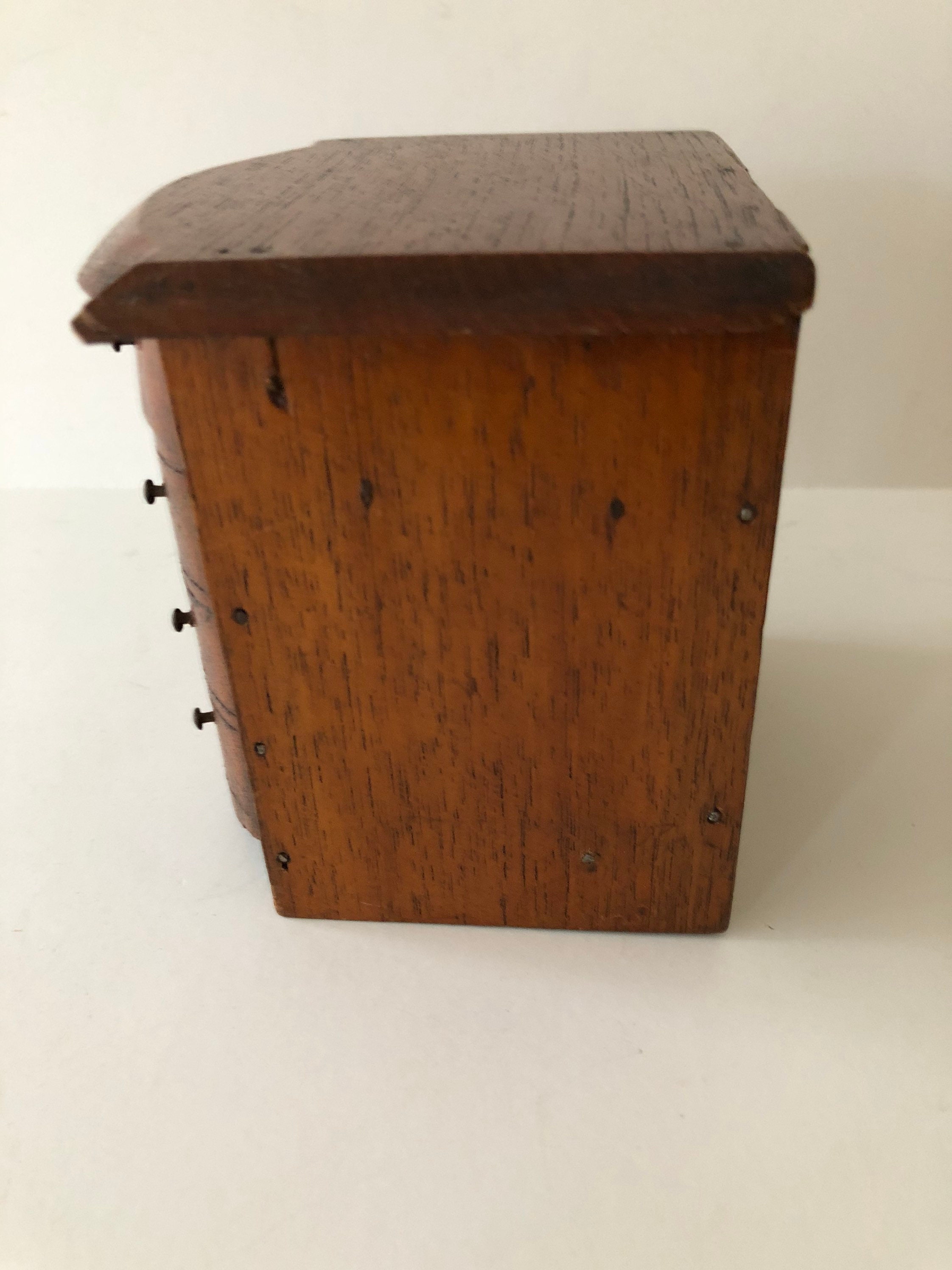 Miniature Wooden Chest, Antique Coin Bank, Hand Crafted Money Box - Etsy