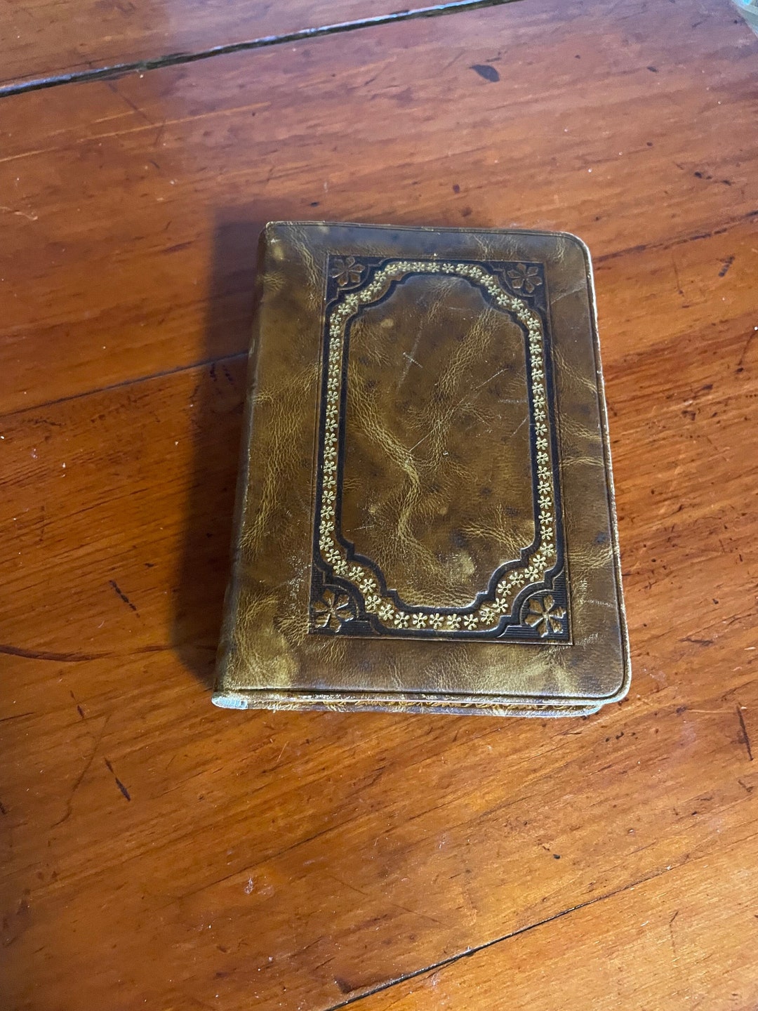 French Prayer Book, Missel Romain, Leather Prayer Book, Vintage ...