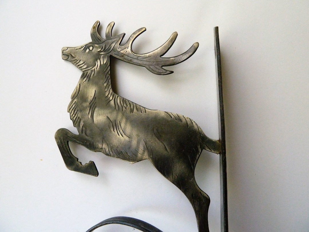 Metal Buck Deer, Hanging Rack, Hunting Decor, Trophy Room, Mailbox - Etsy