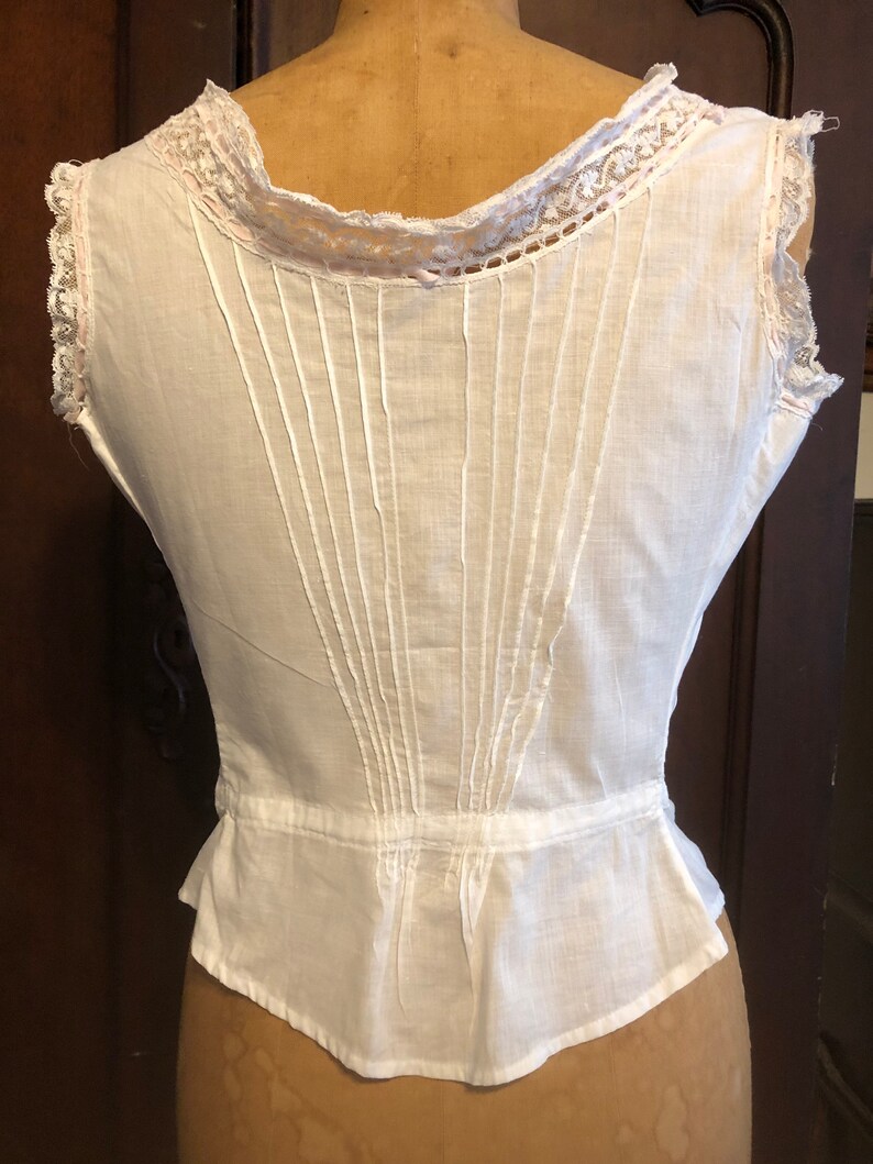 Antique Bodice French Lace Cami Fancy Corset Cover Bridal - Etsy