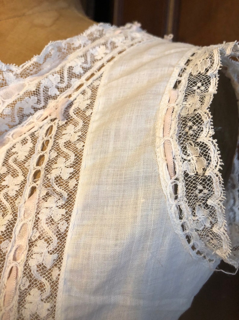 Antique Bodice French Lace Cami Fancy Corset Cover Bridal - Etsy