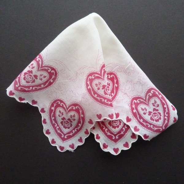 Valentine Handkerchief - Etsy