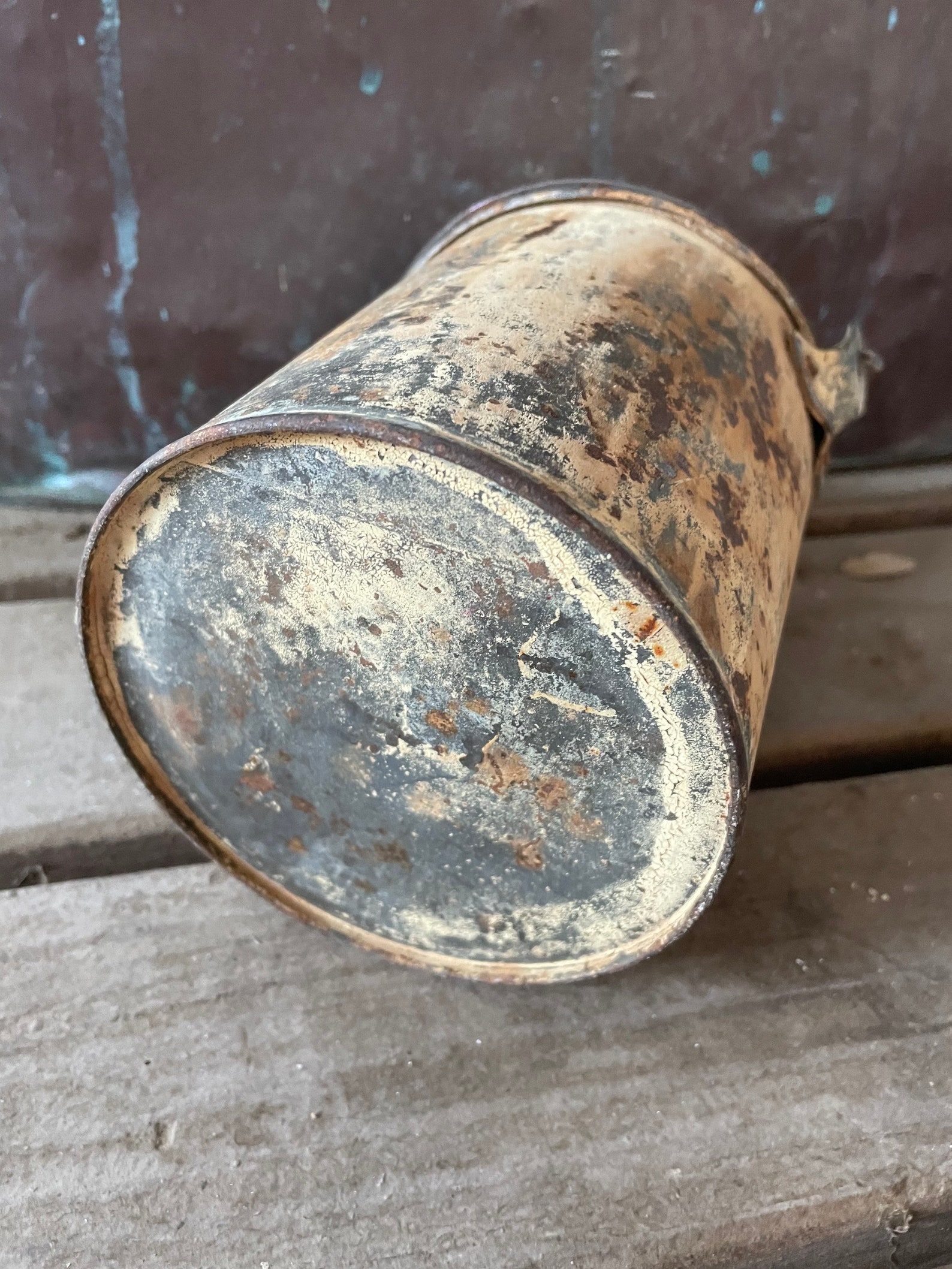 Mid 19 C. Lidded Tin Pail Lunch Pail Rustic Mustard Yellow - Etsy