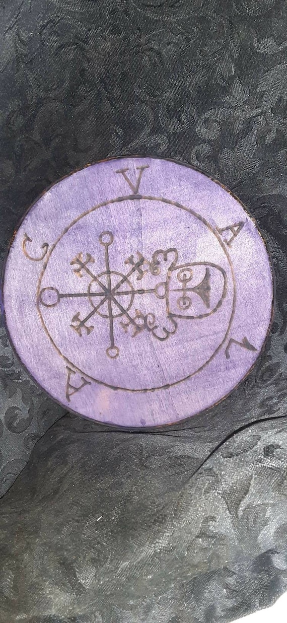Volac Sigil Wood burned Altar Tile:ValacValekpresident of | Etsy