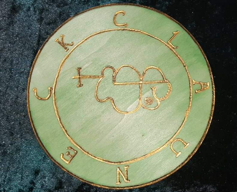 Clauneck sigil altar tile: Satanism Luciferian witchcraft | Etsy