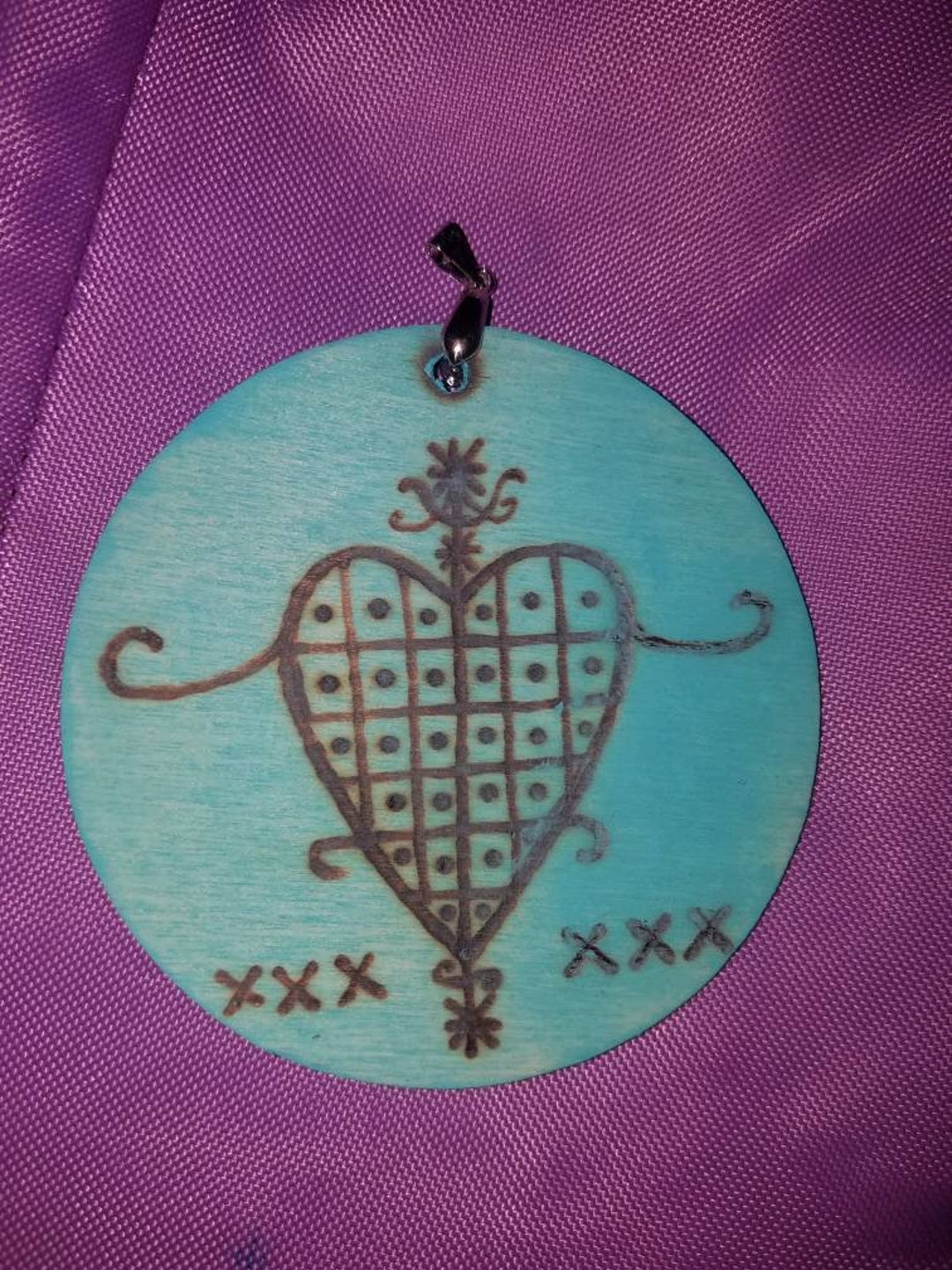 Erzulie Freda Veve Necklace: Voodoo , Hoodoo - Etsy