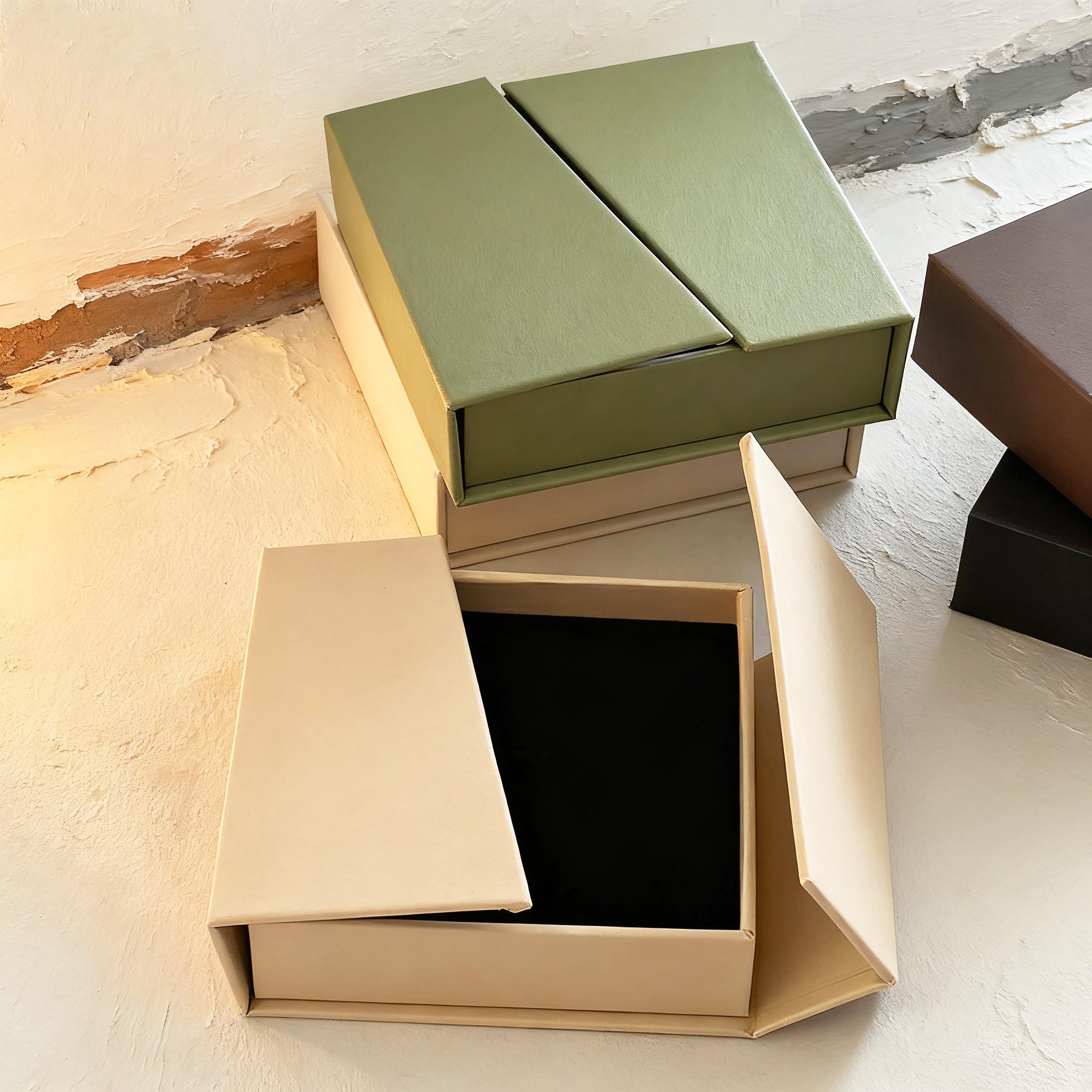 Custom Logo Magnetic Jewelry Box – Personalized Double Flip Packaging ...