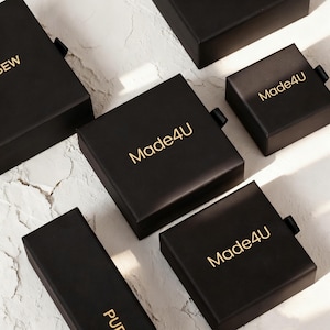 50pcs Custom Logo Drawer Jewelry Box – Personalized Packaging for ...