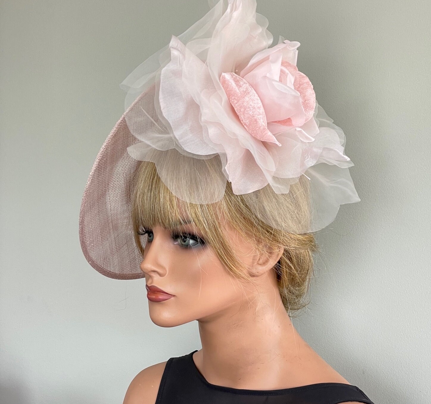 Kentucky Derby Hat, Wedding Hat, Wide Brim Hat, Women's formal Hat ...