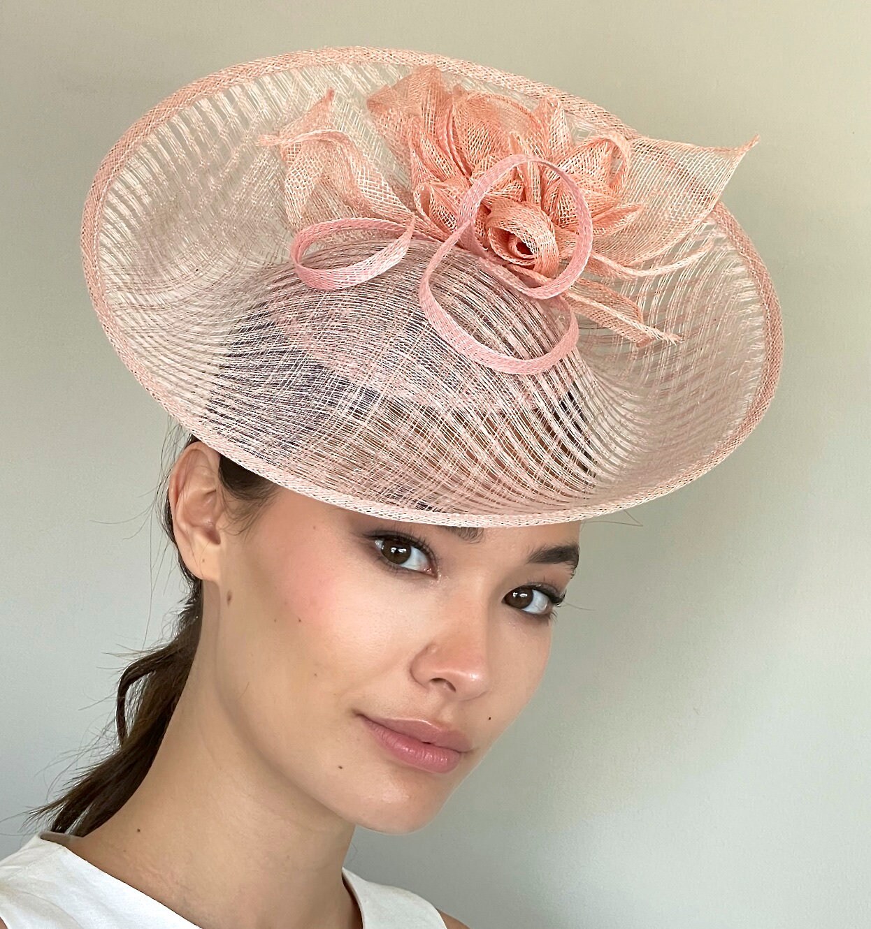 Kentucky Derby Hat, Women's Fascinator Saucer Hat, Formal Hat, Kate ...