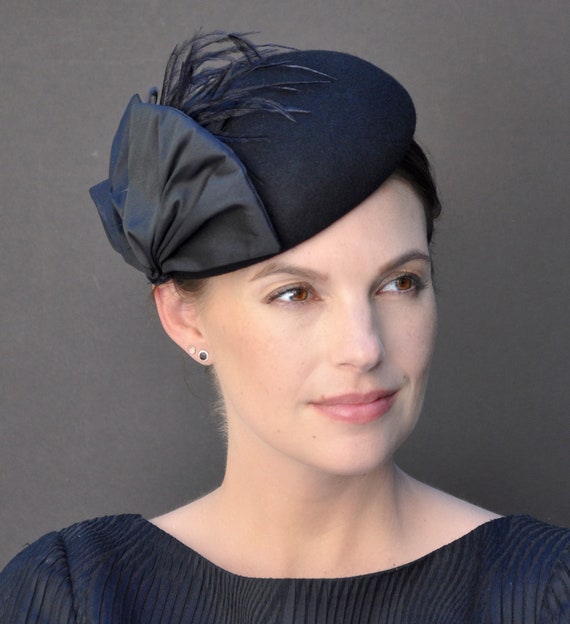 Black Funeral Hats For Women