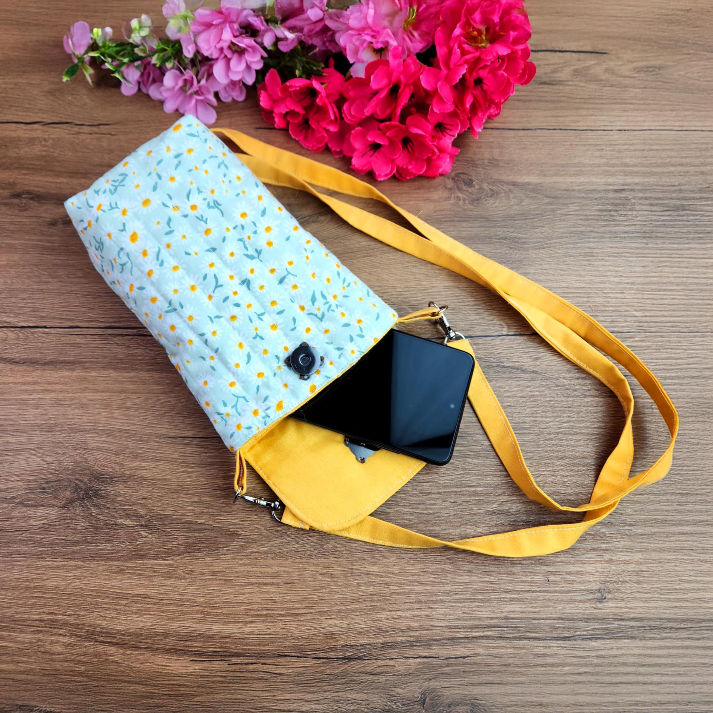 Crossbody Phone Bag Pattern Sewing PDF – Easy Beginner DIY Purse With ...