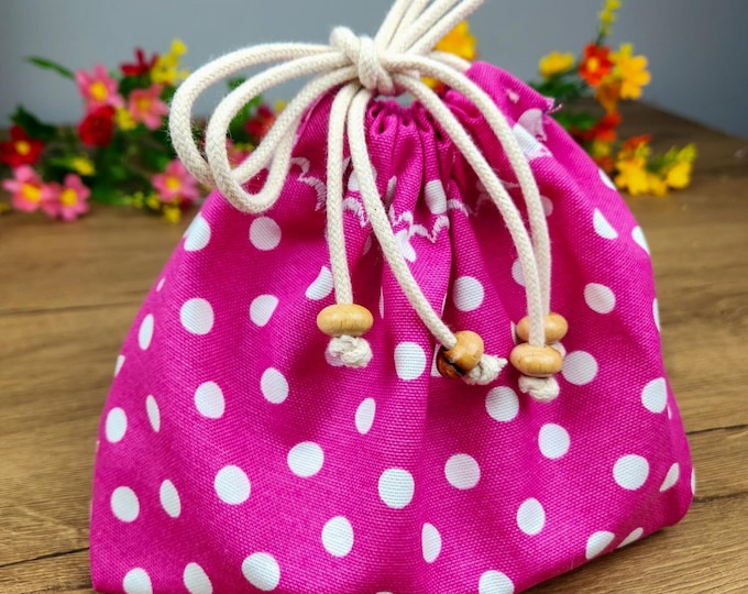 Drawstring Pouch Bag Sewing Pattern and Tutorial for Beginners and ...