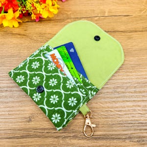 Small Fabric Card Holder Sewing Pattern | Coin Purse Crafting With PDF ...