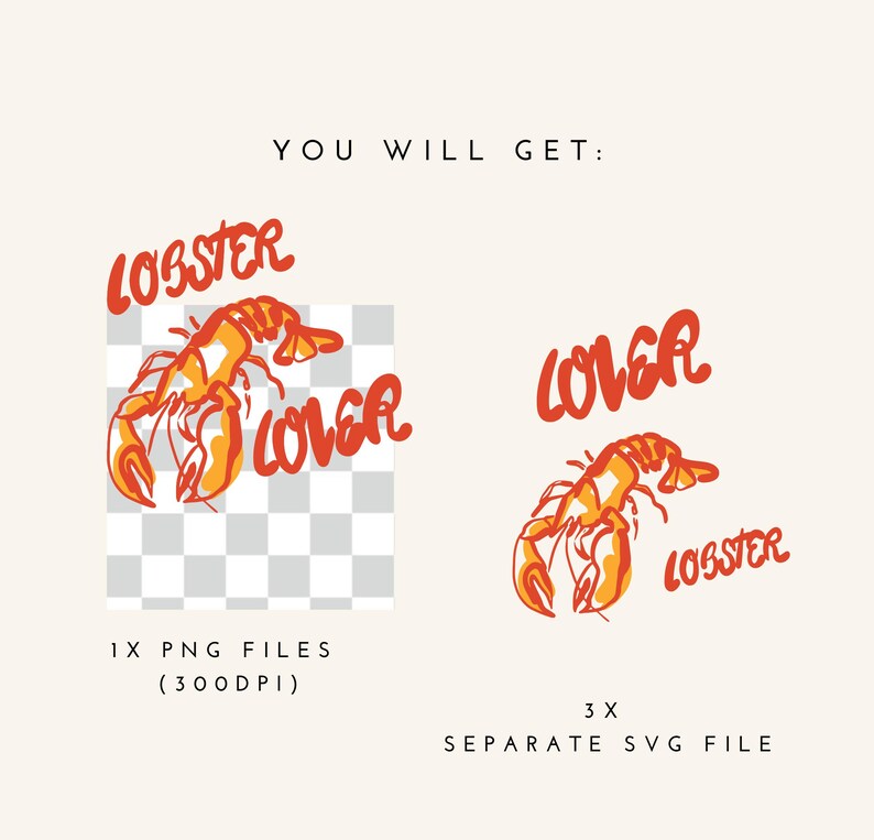 Lobster SVG Fisherman Astetic, Nautical Lobster, Sublimation Summer ...