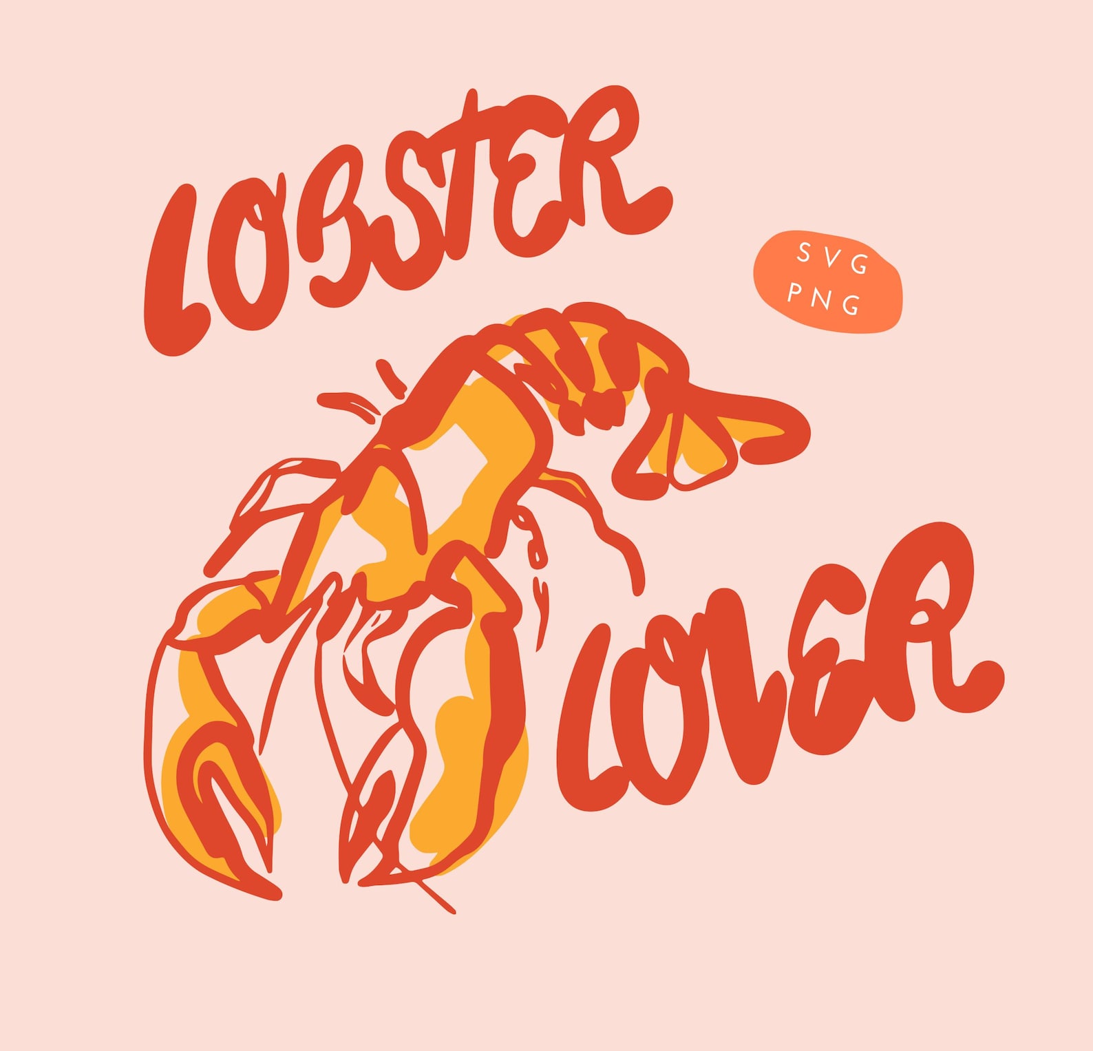 Lobster SVG Fisherman Astetic, Nautical Lobster, Sublimation Summer ...