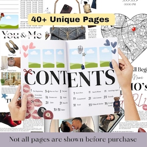 Personalised Couples Magazine Template | Anniversary & Relationship ...