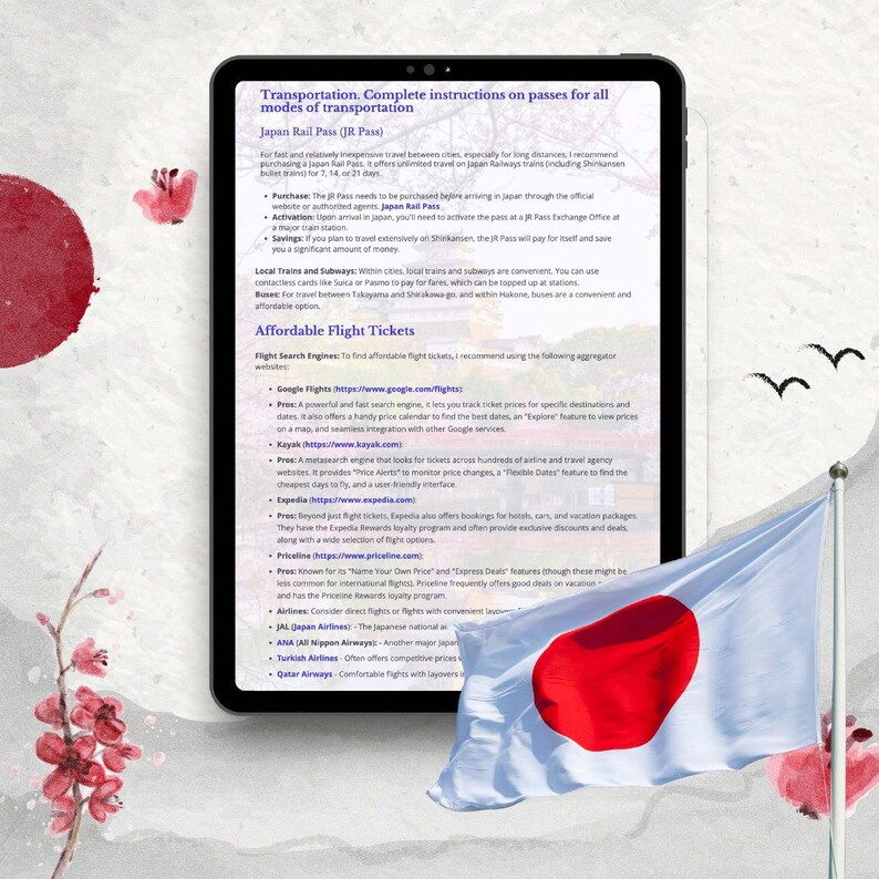 14 Day Japan Itinerary Japan | Travel Itinerary Template | Travel Guide ...