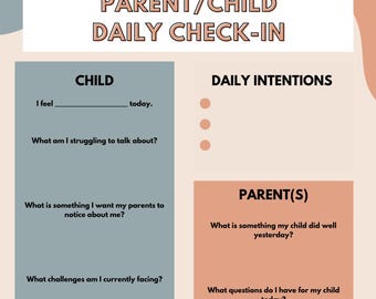 Weekly Parent Check-in - Play Therapy - Child Therapy - Parent Report ...