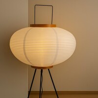 Japanese Inspired Natural Wood and Paper Night Light - Etsy