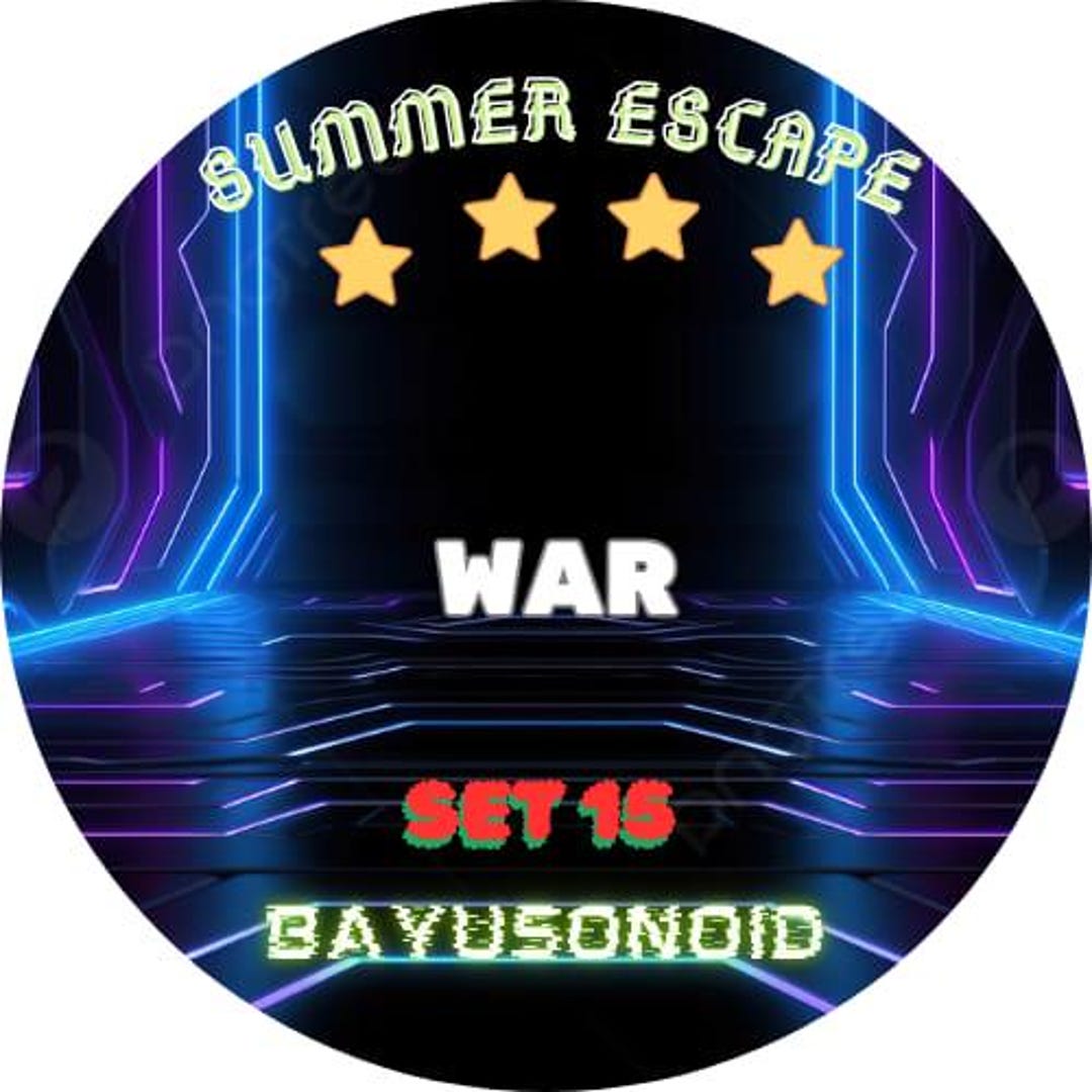 War _ Monopoly_go _ 4 Star Sticker_ SUMMER ESCAPE _ Set 15 ( Fast and ...