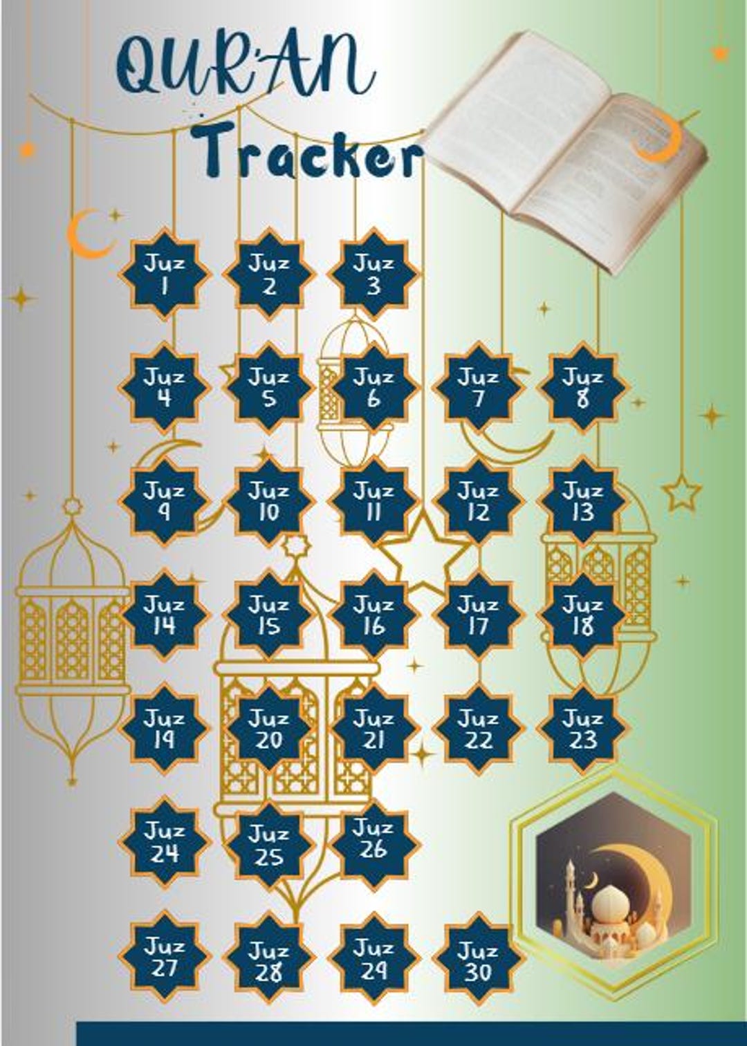 Ramadhan Planner, Al-quran, Planner, Islamic Month, Fasting Planner ...
