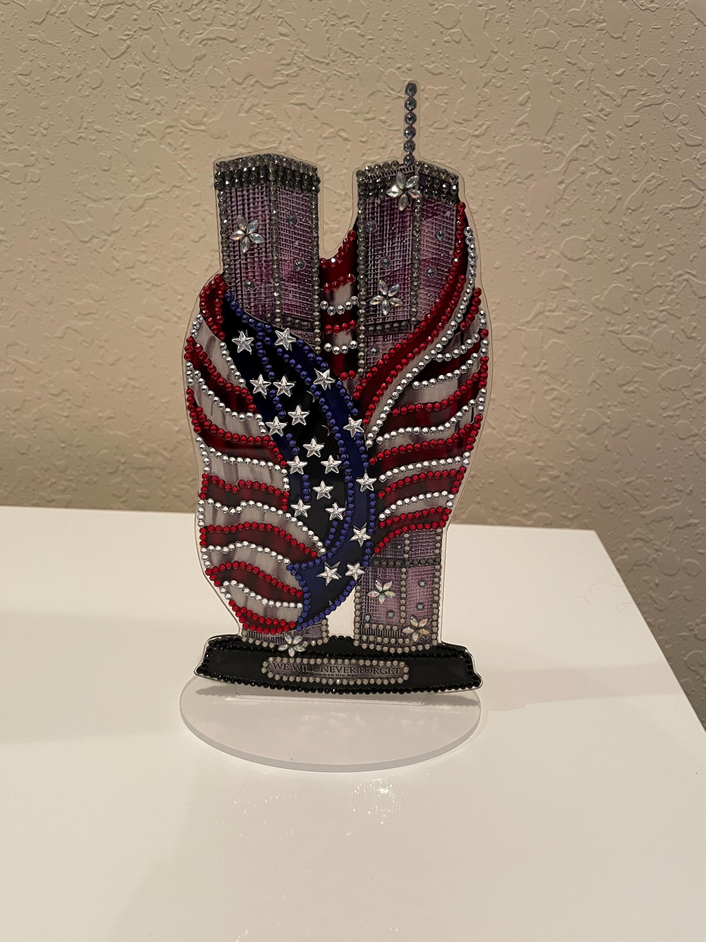 American Flag & Twin Towers Tribute - Etsy