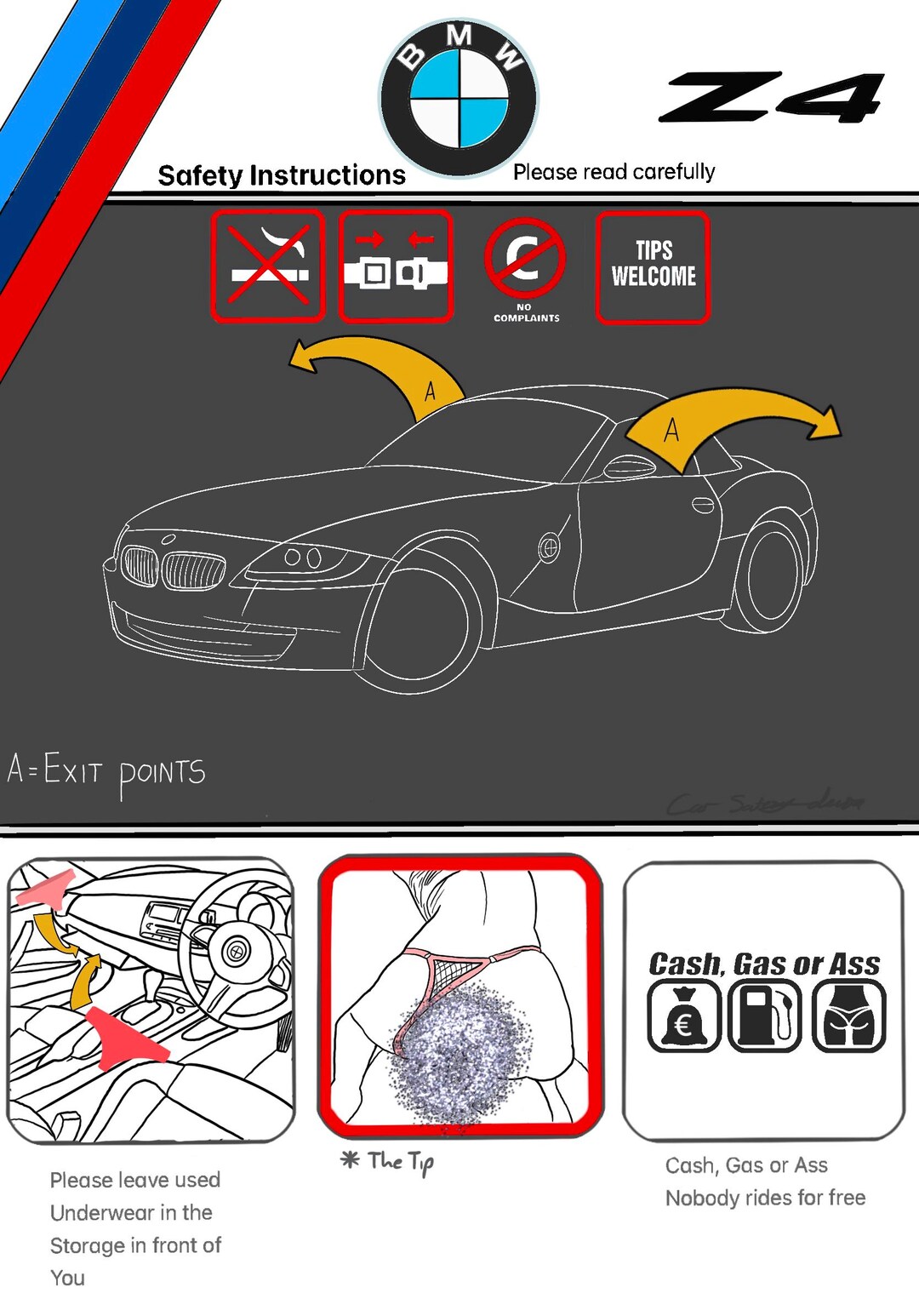 BMW Z4 Car Safety Data Sheet - Etsy