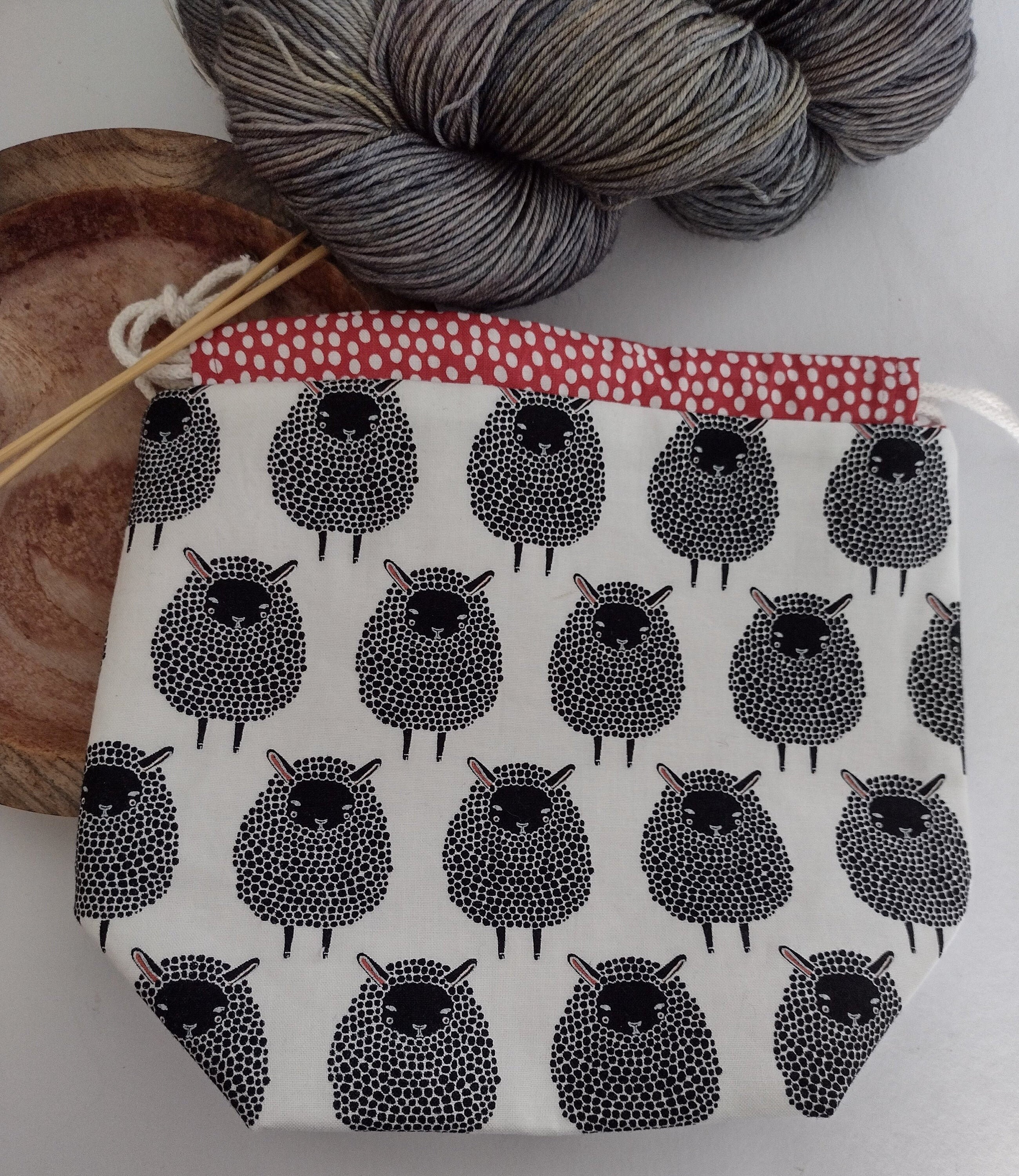 Craft Supplies & Tools Project Bag UFO UnFinished Objects knitting gift ...