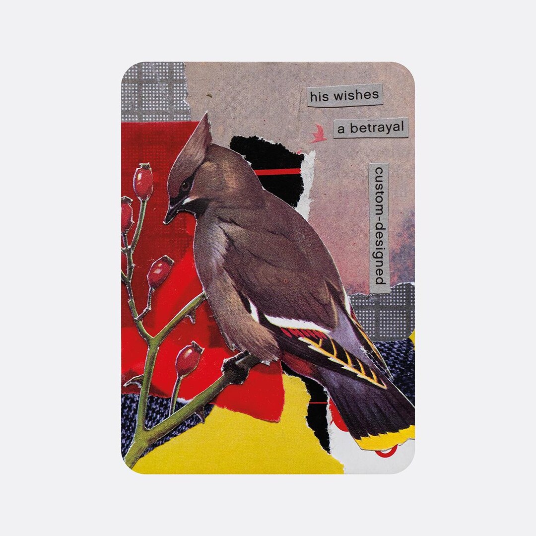 Mixed Media Hand-cut Collage Art Print: Custom Betrayal Poetry (digital ...