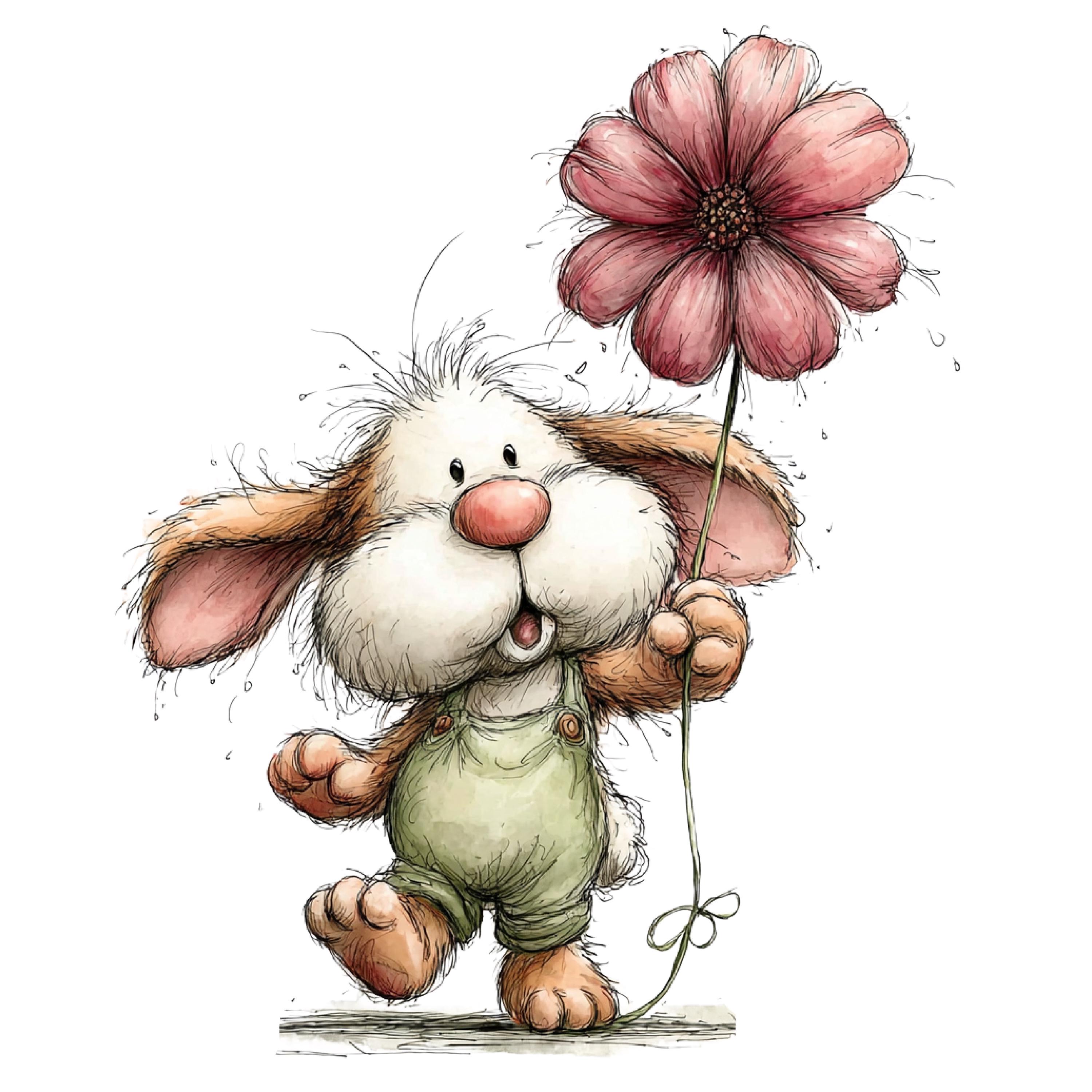 Springtime Animals Illustration Set: Seasonal Nature Character Art 30 ...