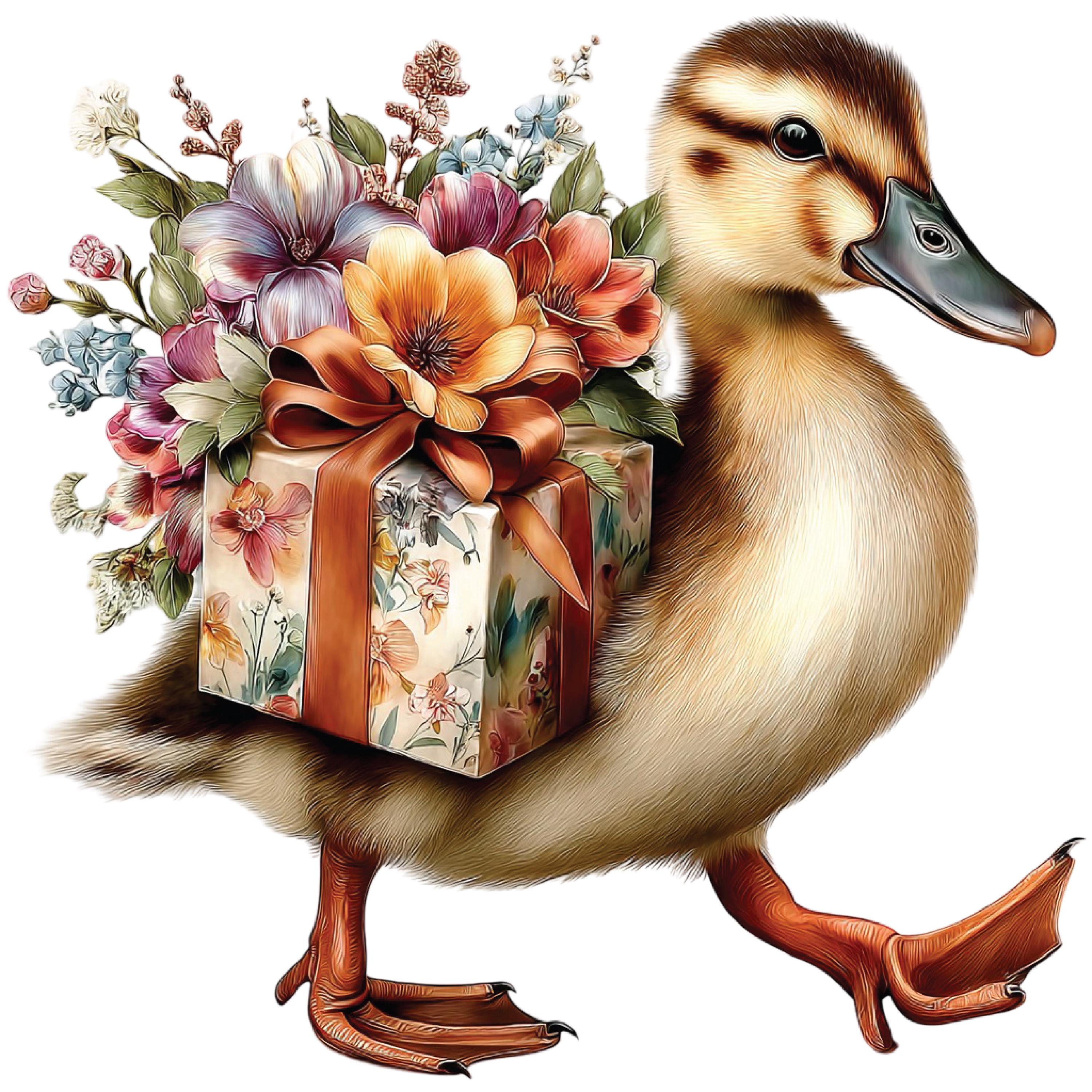Easter Ducks Illustration Set: Spring Holiday Animal Art 34 PNG - Etsy