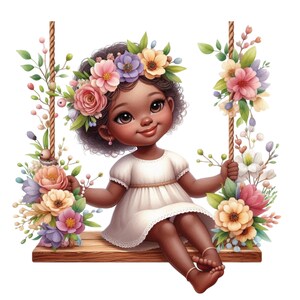 26 Spring Black Girl Clipart,black Womanafro Girl PNG Bundle,african ...