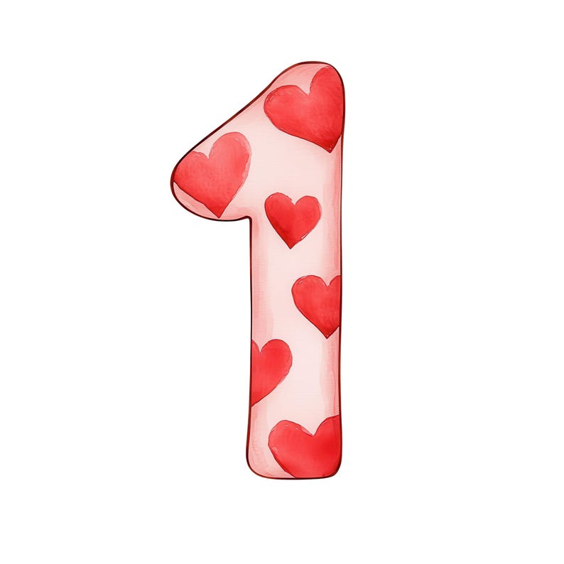 Valentine Heart Alphabet Clipart – Watercolor Romantic Letter PNG Set ...