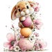 Whimsical Easter Animals Clipart Set: Spring Character Illustration ...