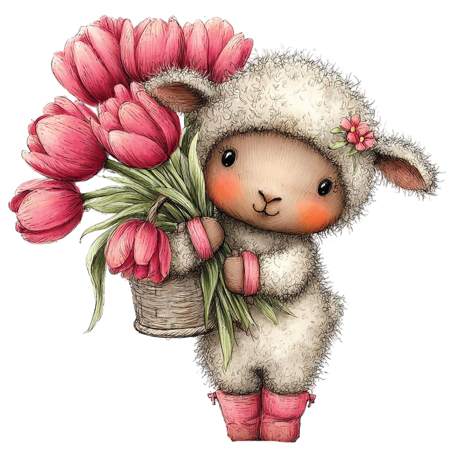 Spring Animals Clipart Set: Whimsical Seasonal Illustration Bundle 33 ...