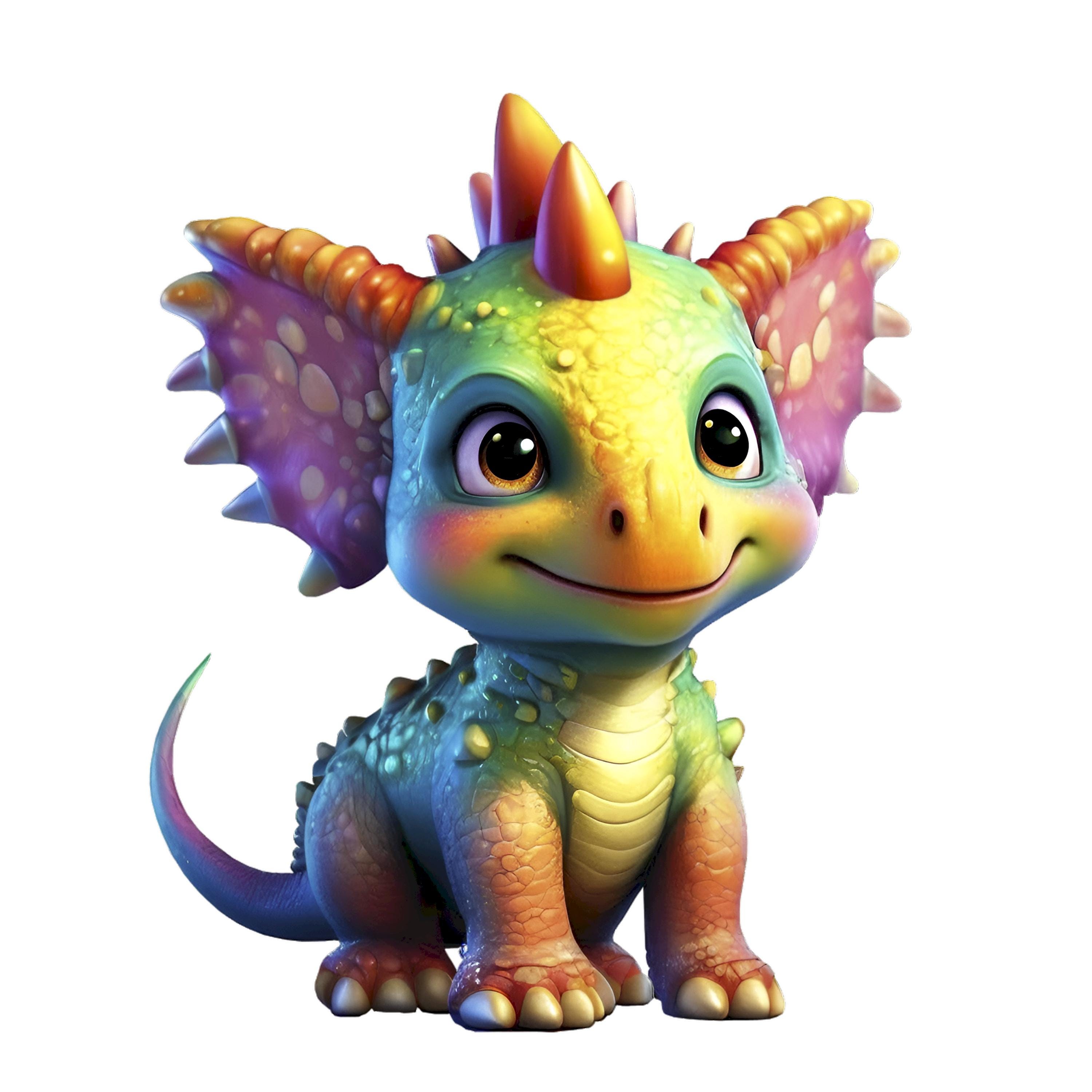 20 PNG Baby Dino Party Clipart, Digital Download ,digital Watercolor ...