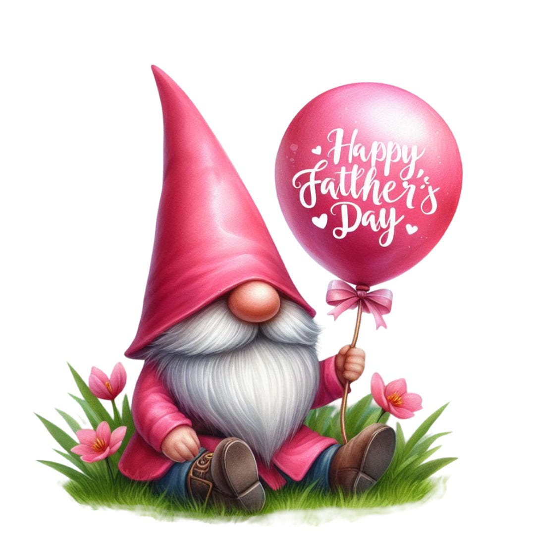 24 PNG Watercolor Father Gnome Clipart Bundle,gift for Dad From Son ...