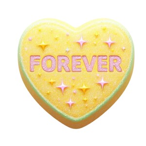 Valentine’s Day Candy Hearts Clipart – Cute Sweet Love PNG Bundle ...