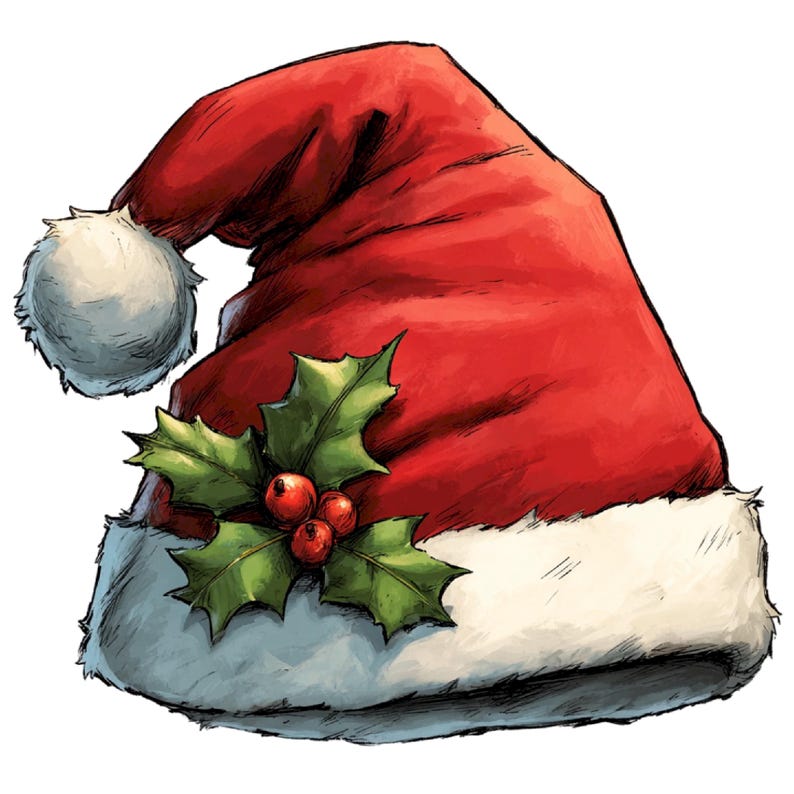 Santa Hat Christmas Sublimation – Festive Holiday PNG Bundle (digital ...