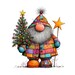 Whimsical Christmas Santa Clipart – Cute Holiday Father Christmas PNG ...